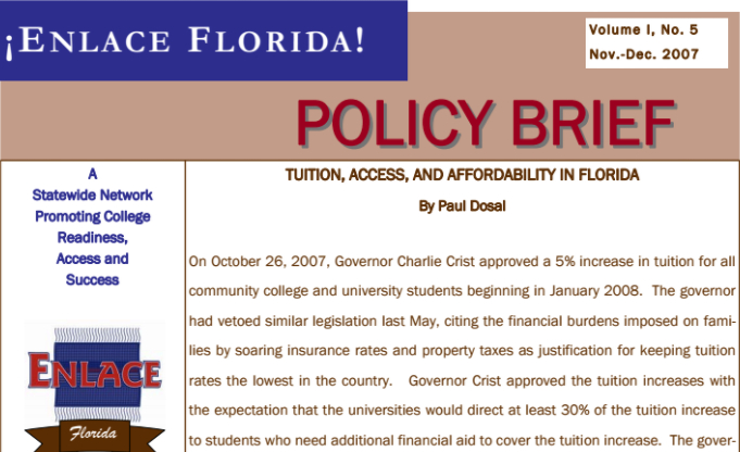 Tuition, Access, & Affordability - Florida College Access Network