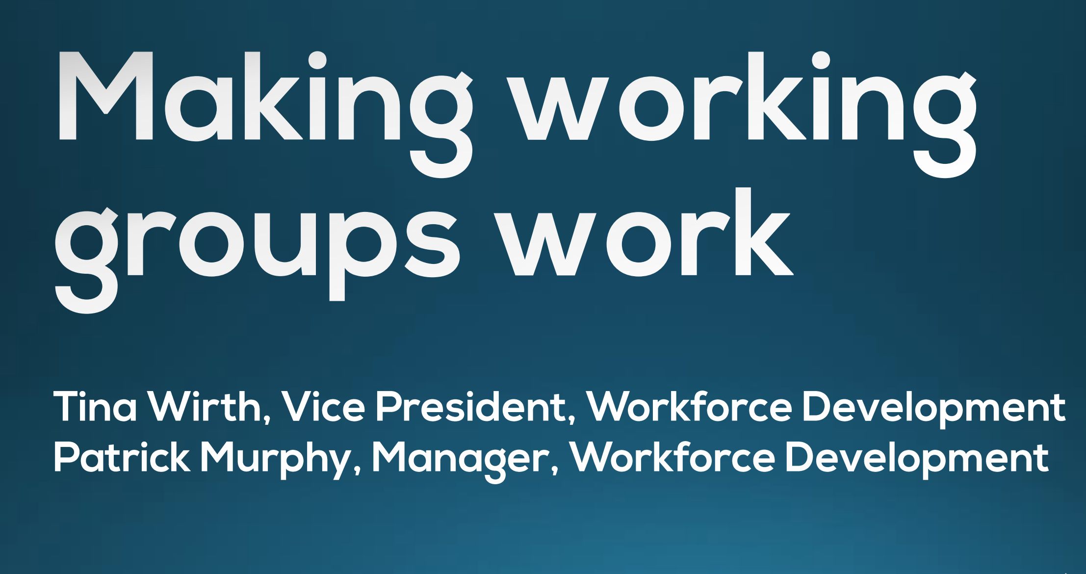 Making Working Groups Work: Earn Up - Florida College Access Network