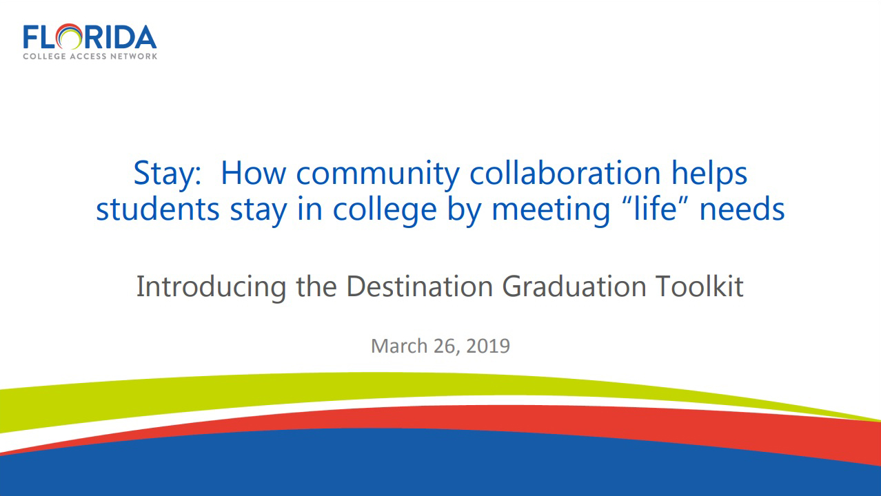 Stay: How Community Collaboration Helps Students Stay in College by ...